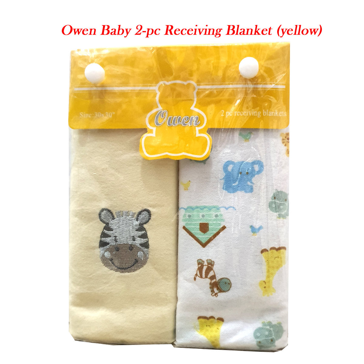 Owen Baby 2-pc Recieving Blanket– kawashisg