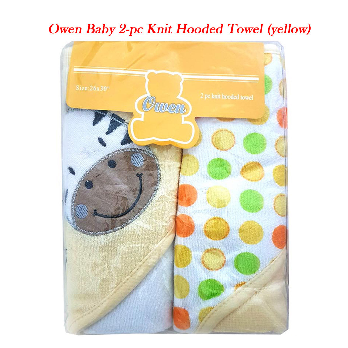 Owen Baby 2-pc Knit Hooded Towel– kawashisg