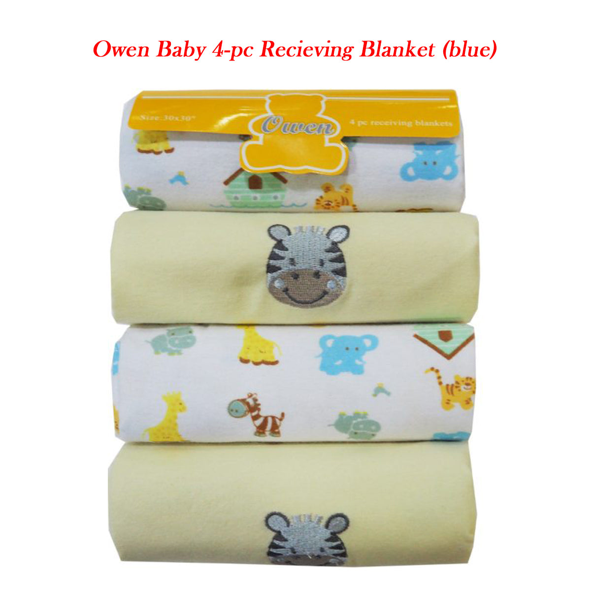 Owen Baby 4-pc Rrecieving Blanket– kawashisg